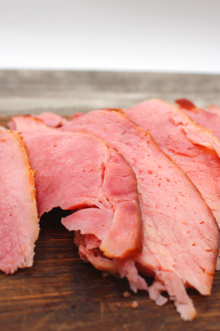 Maple Bourbon Injected Ham - Easy and Delicious - My Crash Test Life