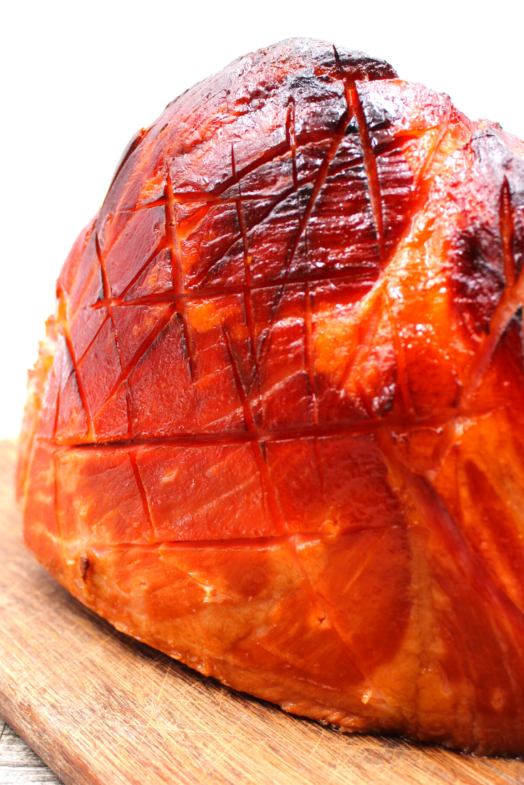 Maple Bourbon Injected Ham - Easy and Delicious - My Crash Test Life