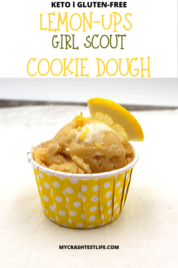 Edible Keto Lemon Girl Scout Cookie Dough - My Crash Test Life