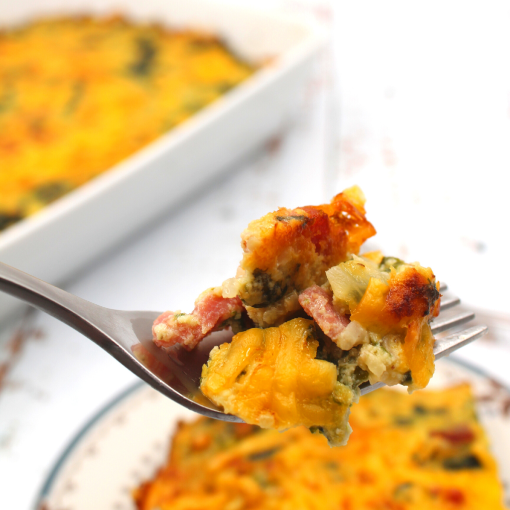Easy Keto Leftover Ham Casserole Recipe - My Crash Test Life