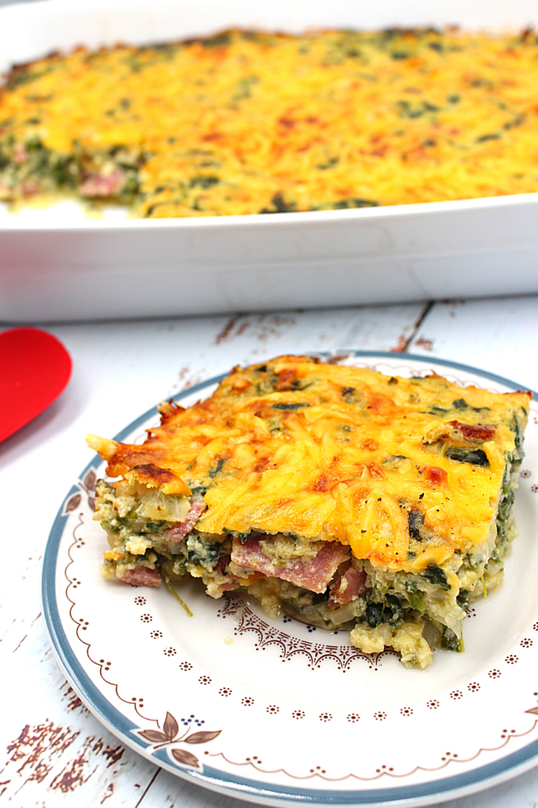 Easy Keto Leftover Ham Casserole Recipe - My Crash Test Life