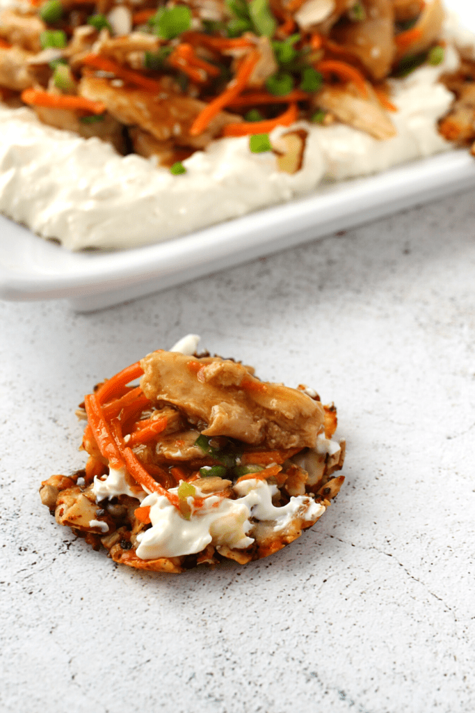 Easy Make-Ahead Keto Asian Chicken Dip - Gluten-free