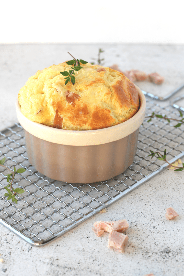 Easy Keto Ham and Cheese Souffle Recipe - Gluten-free