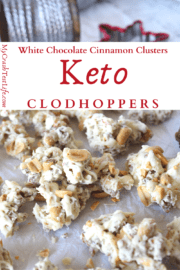 3-Ingredient Keto Clodhoppers -White Chocolate Muddy Buddies