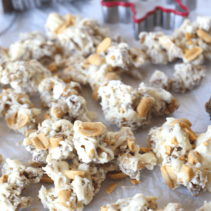 3-Ingredient Keto Clodhoppers -White Chocolate Muddy Buddies