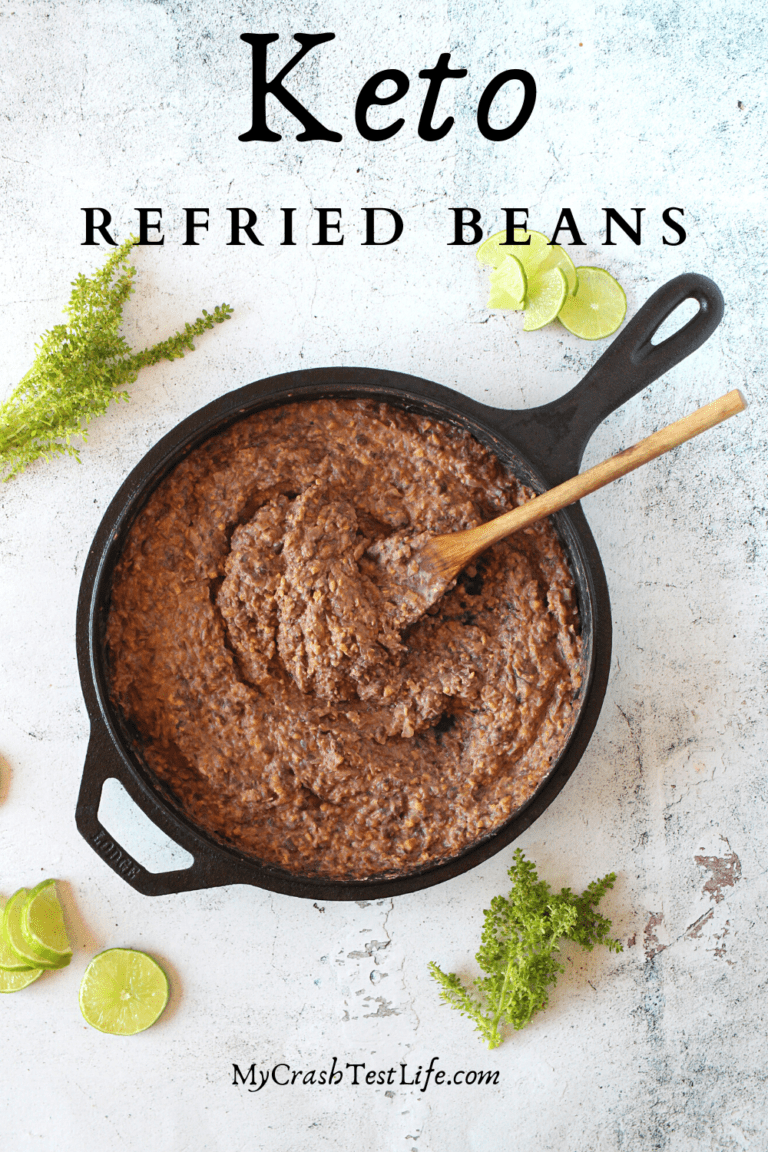 Easy Keto Refried Beans Recipe - My Crash Test Life