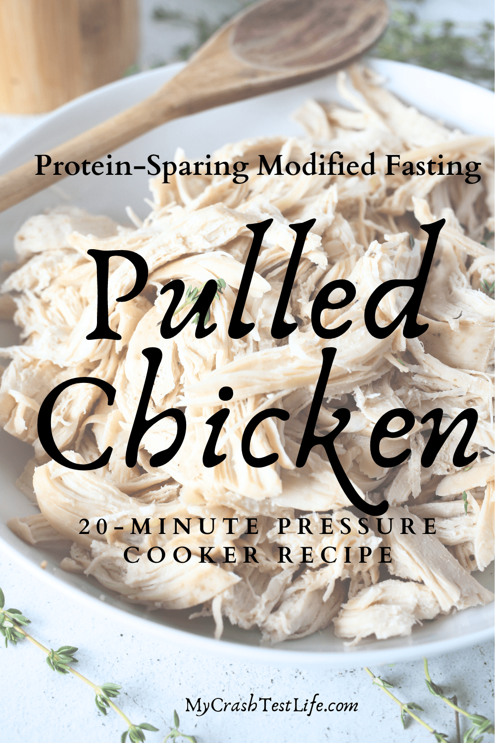 Instant Pot Pulled Chicken - Frozen or Fresh PSMF recipe