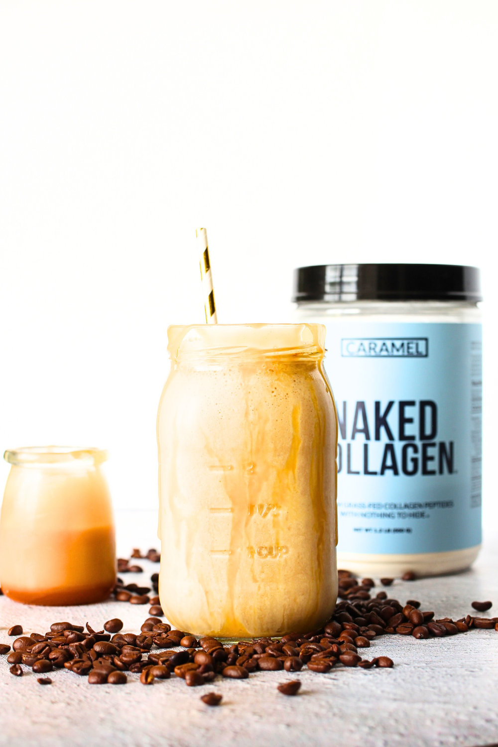 High Protein Caramel Frappuccino - Copycat Starbuck's Recipe