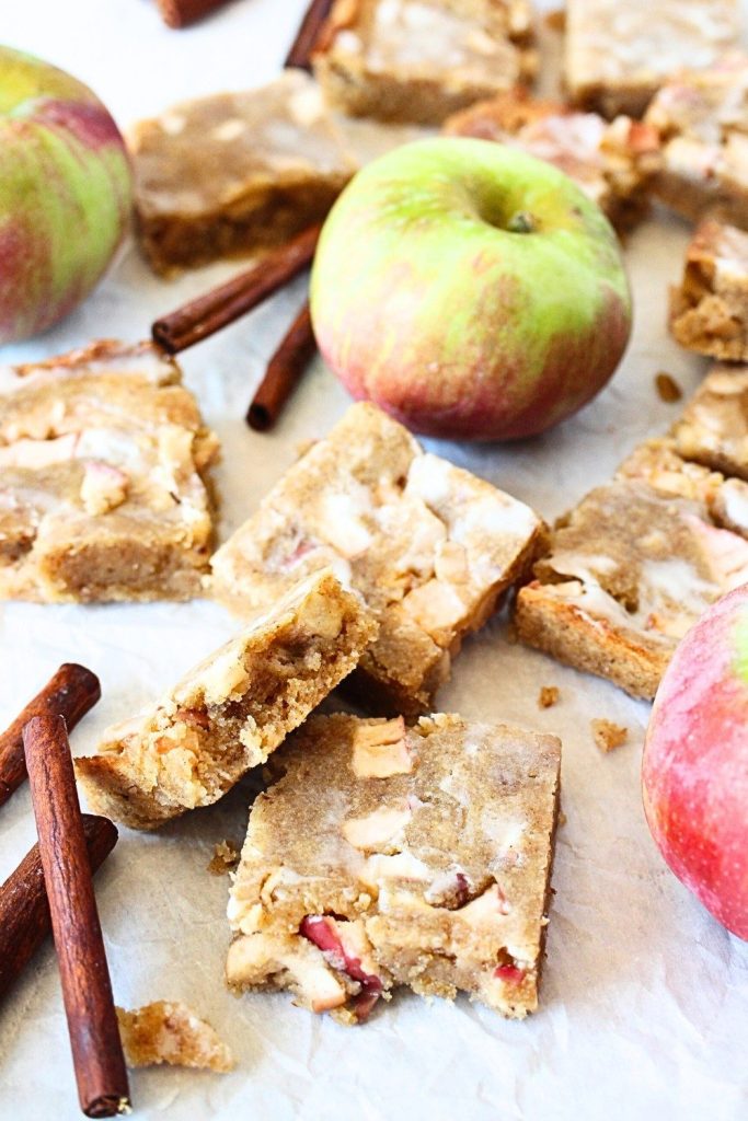 Keto Apple Fritter Bars - My Crash Test Life